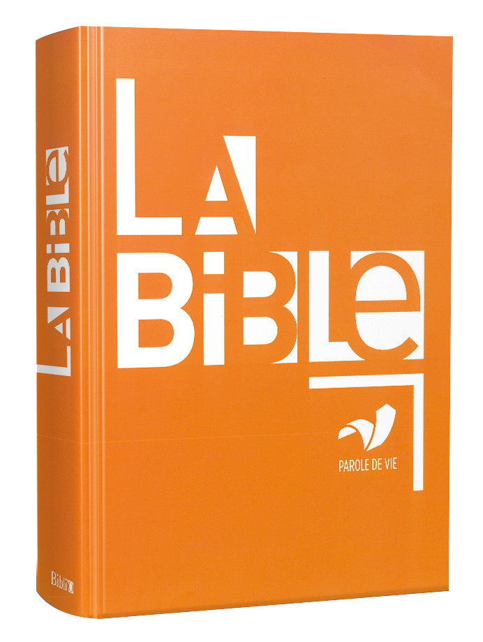 La Bible Parole de Vie - Grand format blanc sur fond orange - Version ...